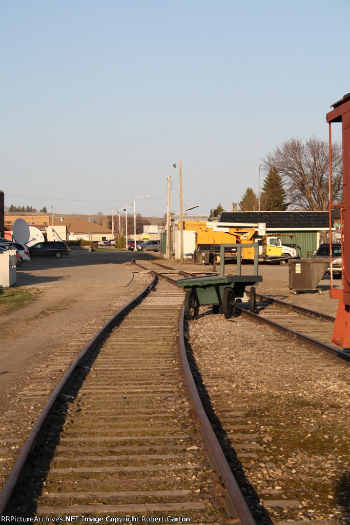 Looking East from the NP Depot